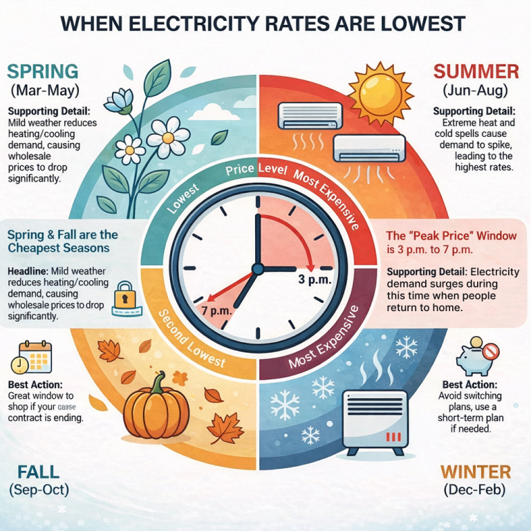 When Is Electricity Cheapest in Texas? Best Times to Save